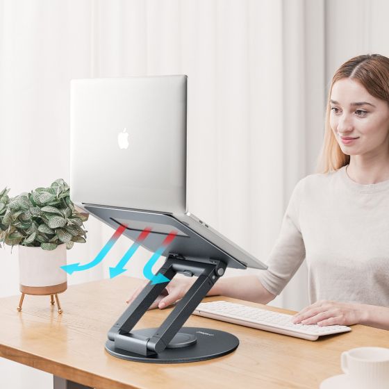 mbeat Stage S9 360° Rotating Laptop Stand | Telescopic Height ...