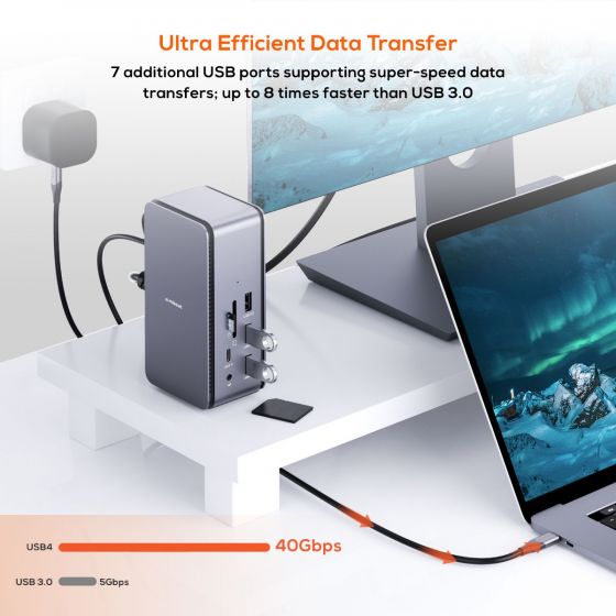 14-in-1 USB4 Docking Station: Get the Most Out of Your Computer with ...