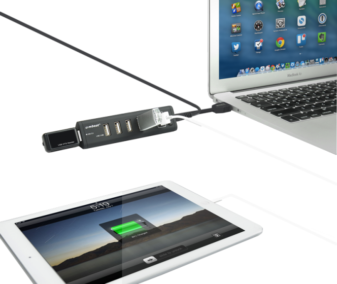 mbeat MB-HUB716 7-Port USB 3.0 & USB 2.0 Hub with Smart Charging
