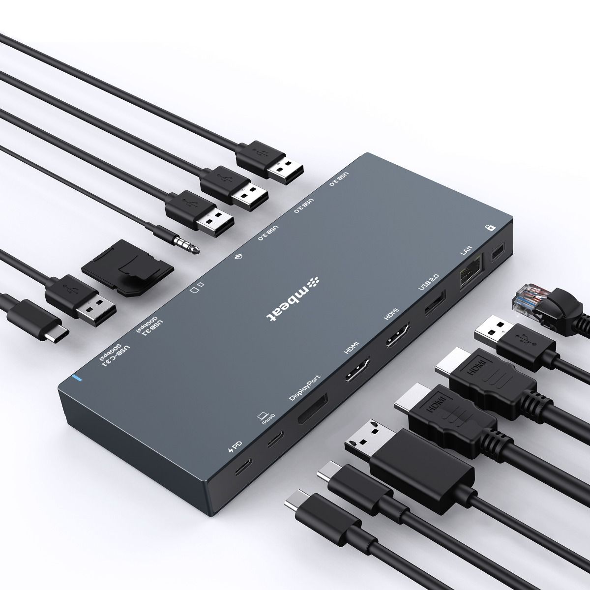 mbeat 15-in-1 Triple Display USB-C Docking Station - Unleash Your ...