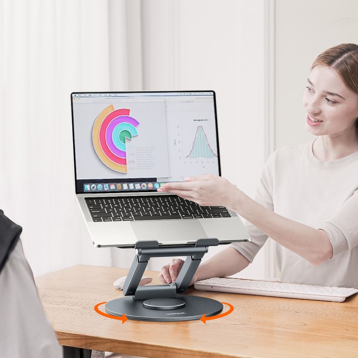 mbeat Stage S9 360° Rotating Laptop Stand | Telescopic Height ...