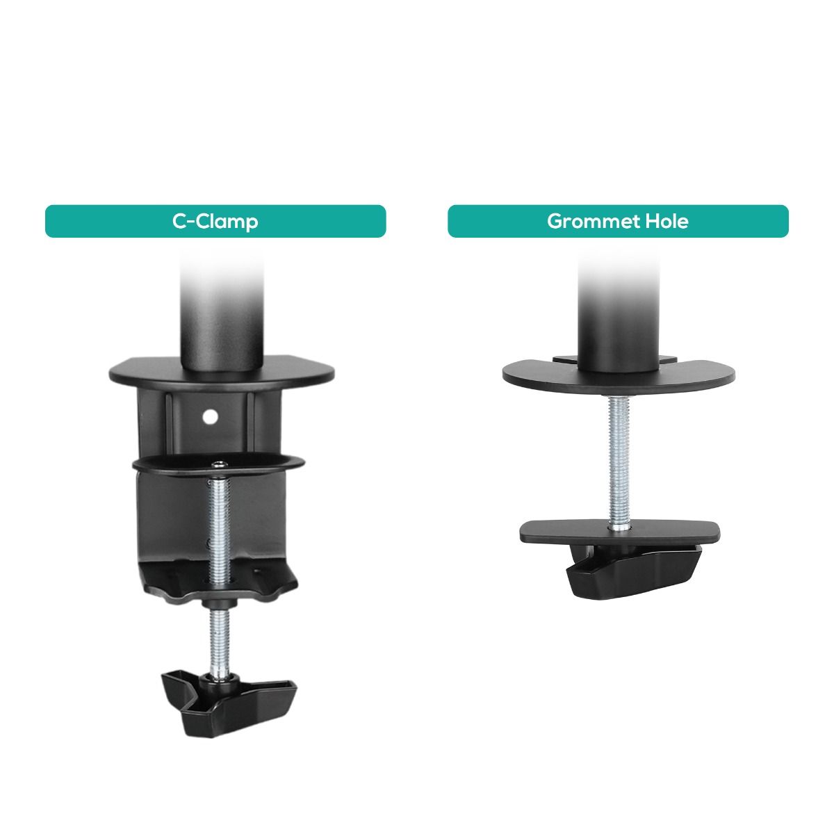 Activiva Dual-Screen Articulating Monitor Arm with Interchangeable ...