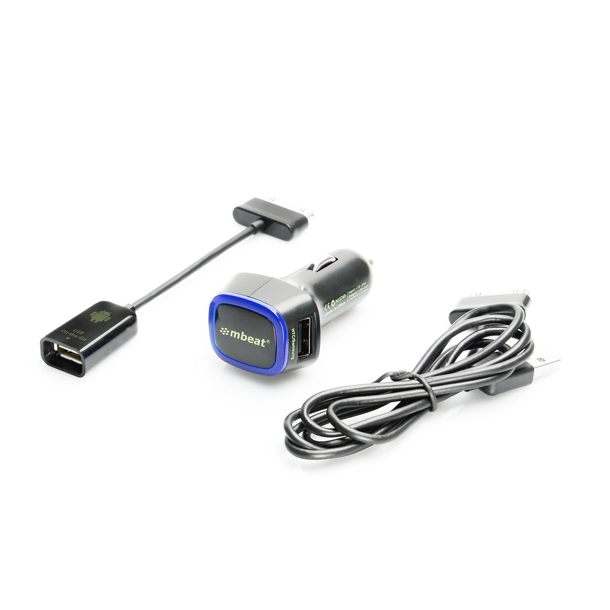 Galaxy Tab & Note OTG Smart Travel Kit (30 Pin Type)-Black-1 Unit - Cables