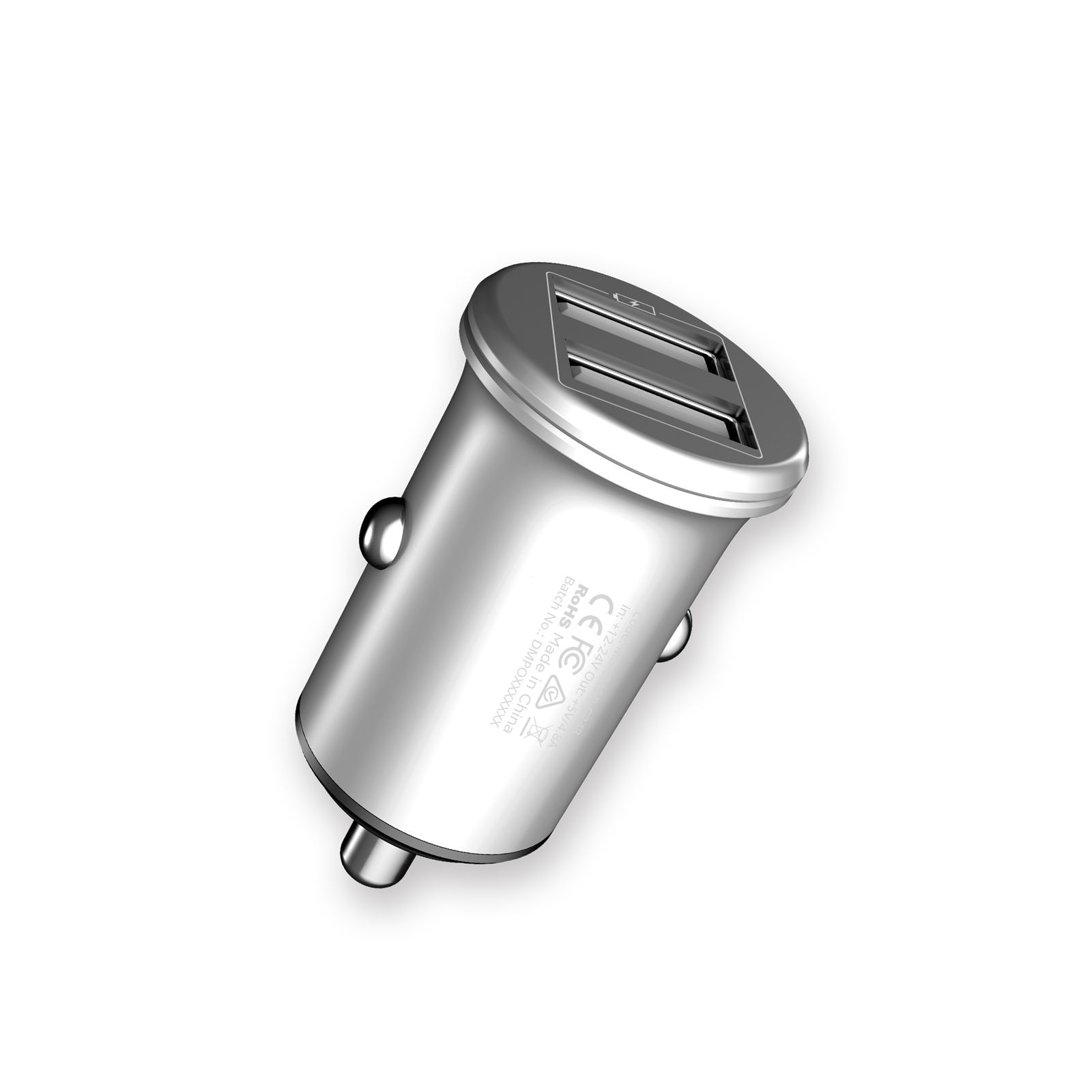 Power Dot Pro Dual Port 4.8A USB Rapid Car Charger - Shop