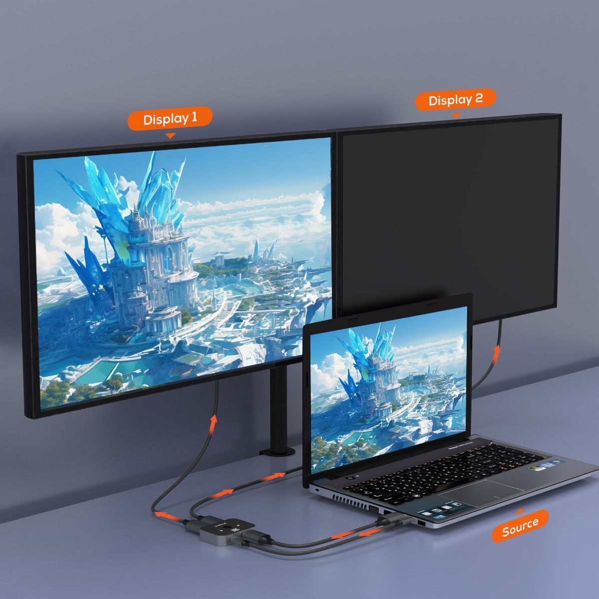 mbeat 8K Bi-directional HDMI 2.1 Switch - 2 In 1 Out / 1 In 2 Out