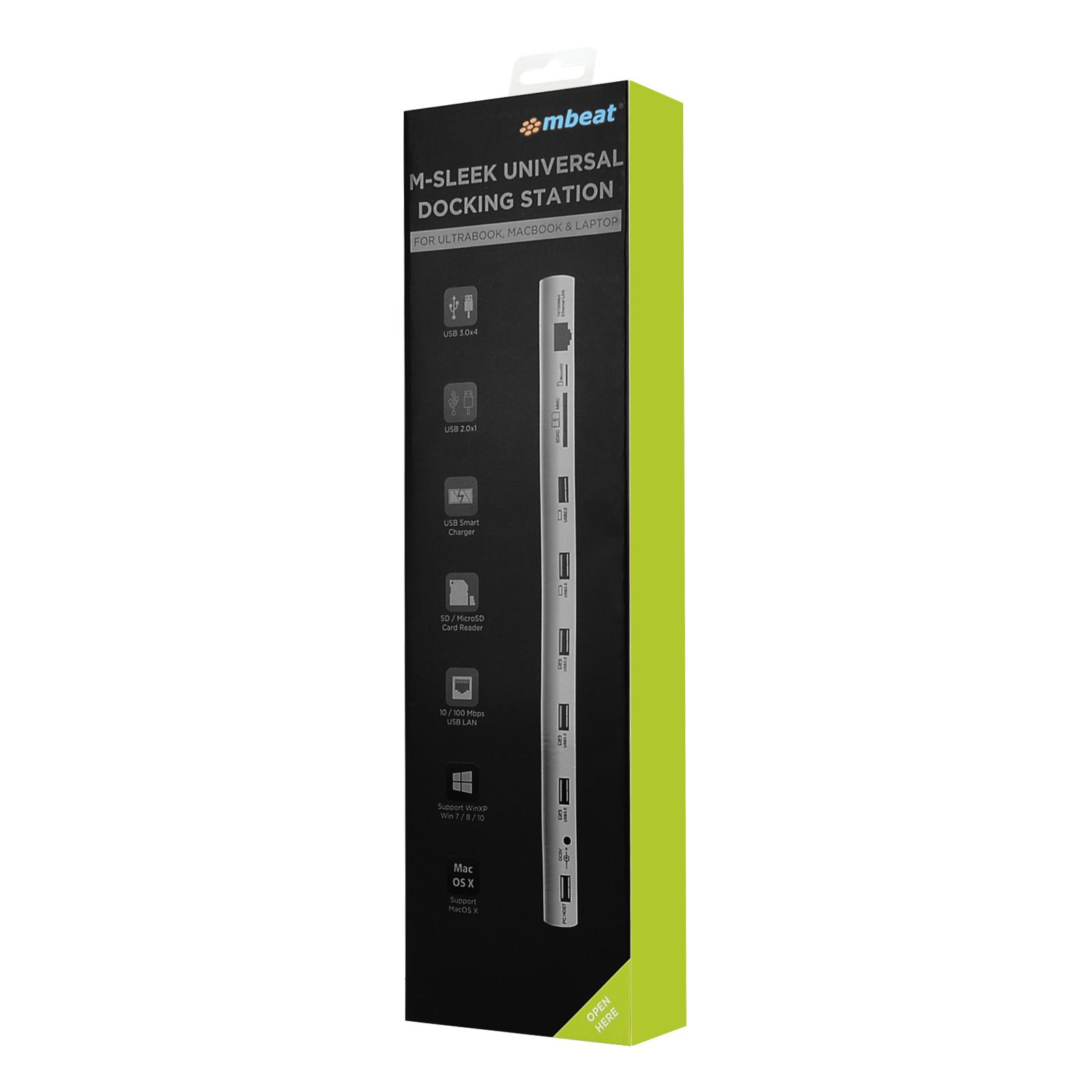 M-Sleek Multifunction USB Hub Docking Station (MTT Hub) - USB Connectivity