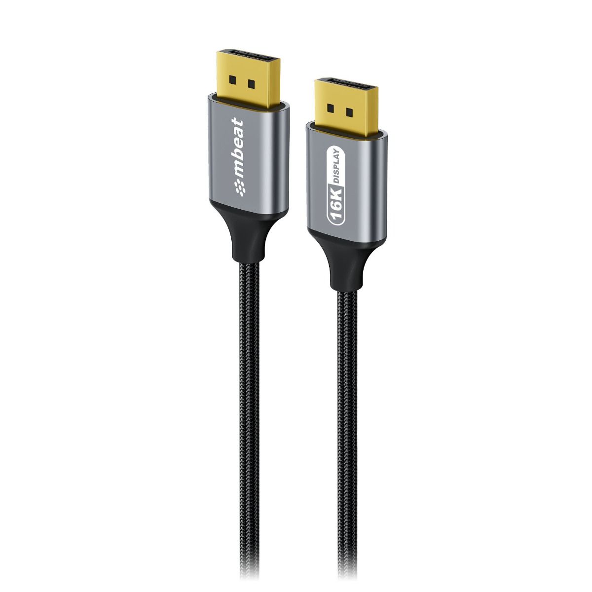 mbeat Tough Link 1.8m 16K DisplayPort 2.1 Cable - 40Gbps, HDR, VRR ...