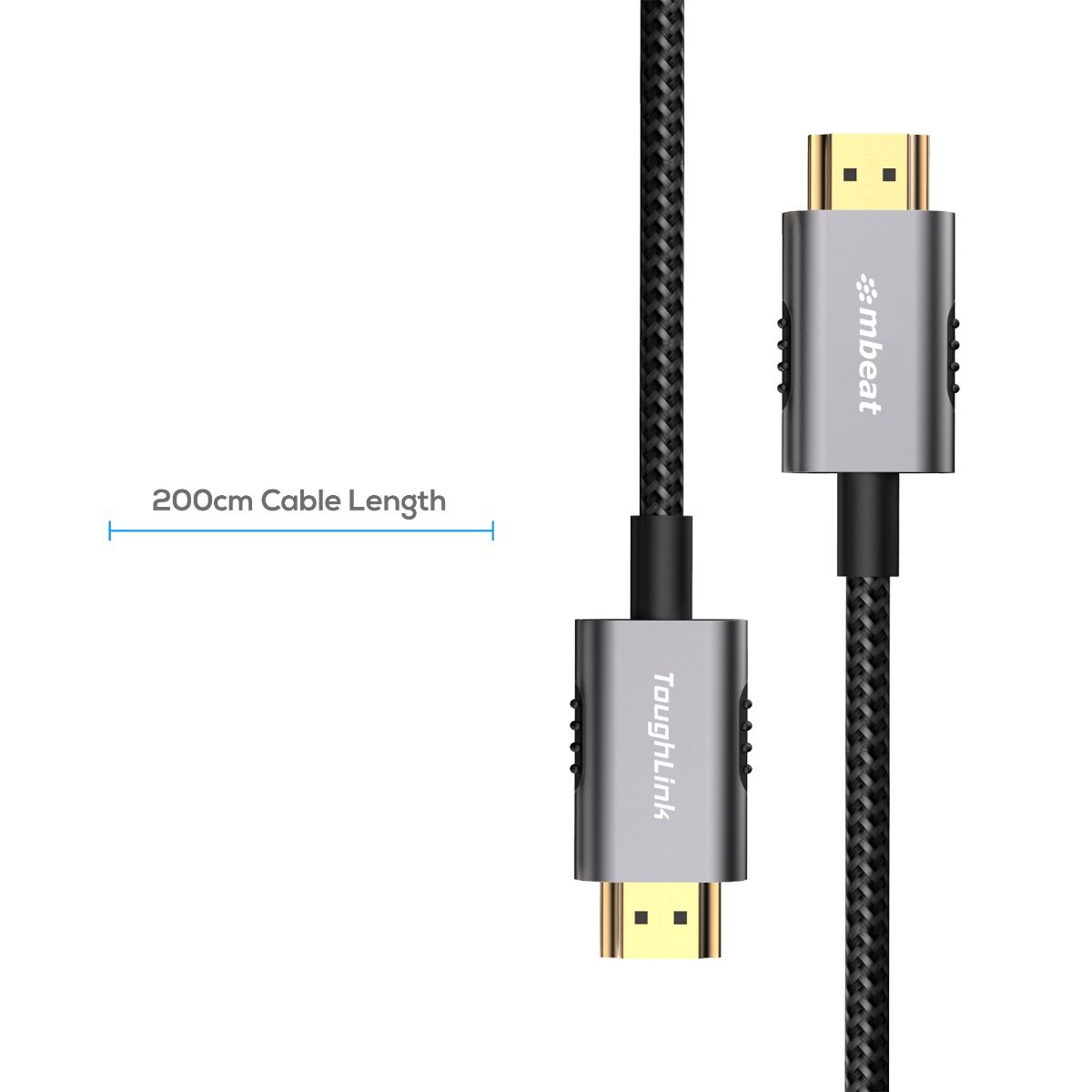 ToughLink 2m Braided HDMI Cable