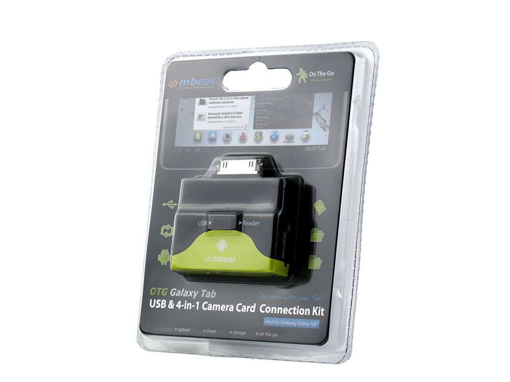 USB OTG Reader and Hub for Galaxy Tab 2 & Note 10.1(30 Pin Type)